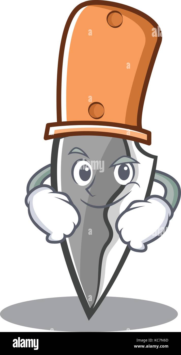 Smirking knife character cartoon style Stock Vector Image & Art - Alamy