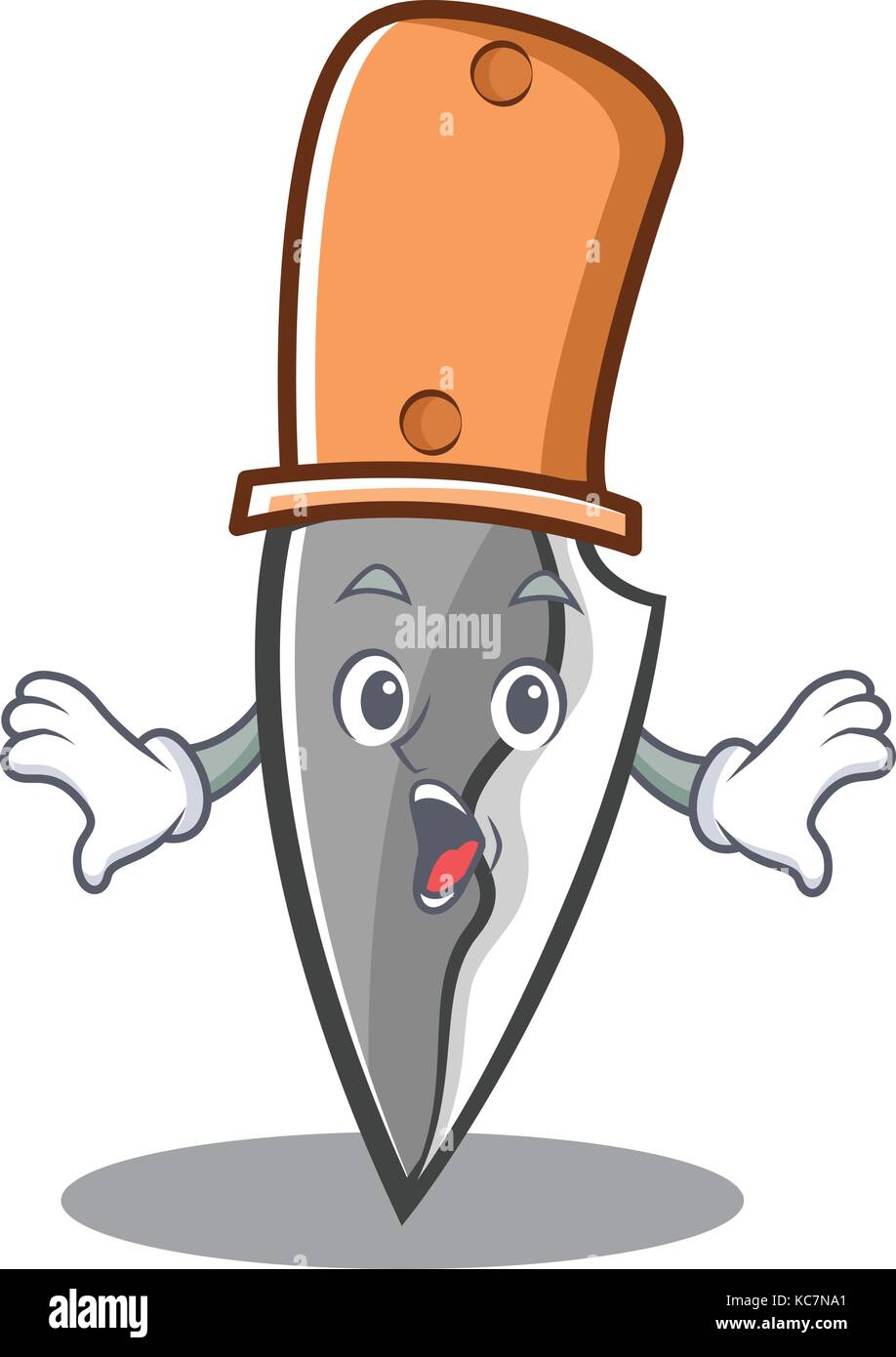 Surprised knife character cartoon style Stock Vector Image & Art - Alamy