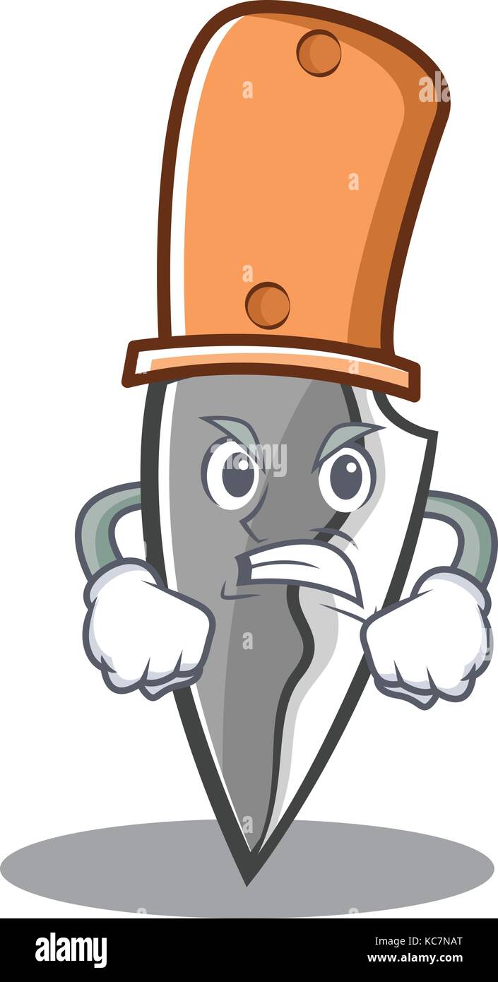 Angry knife character cartoon style Stock Vector Image & Art - Alamy
