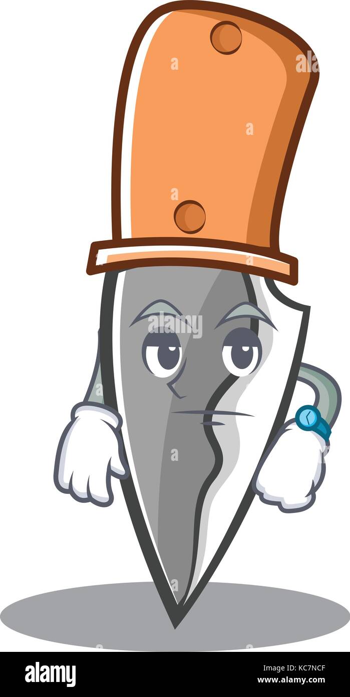 Waiting knife character cartoon style Stock Vector Image & Art - Alamy