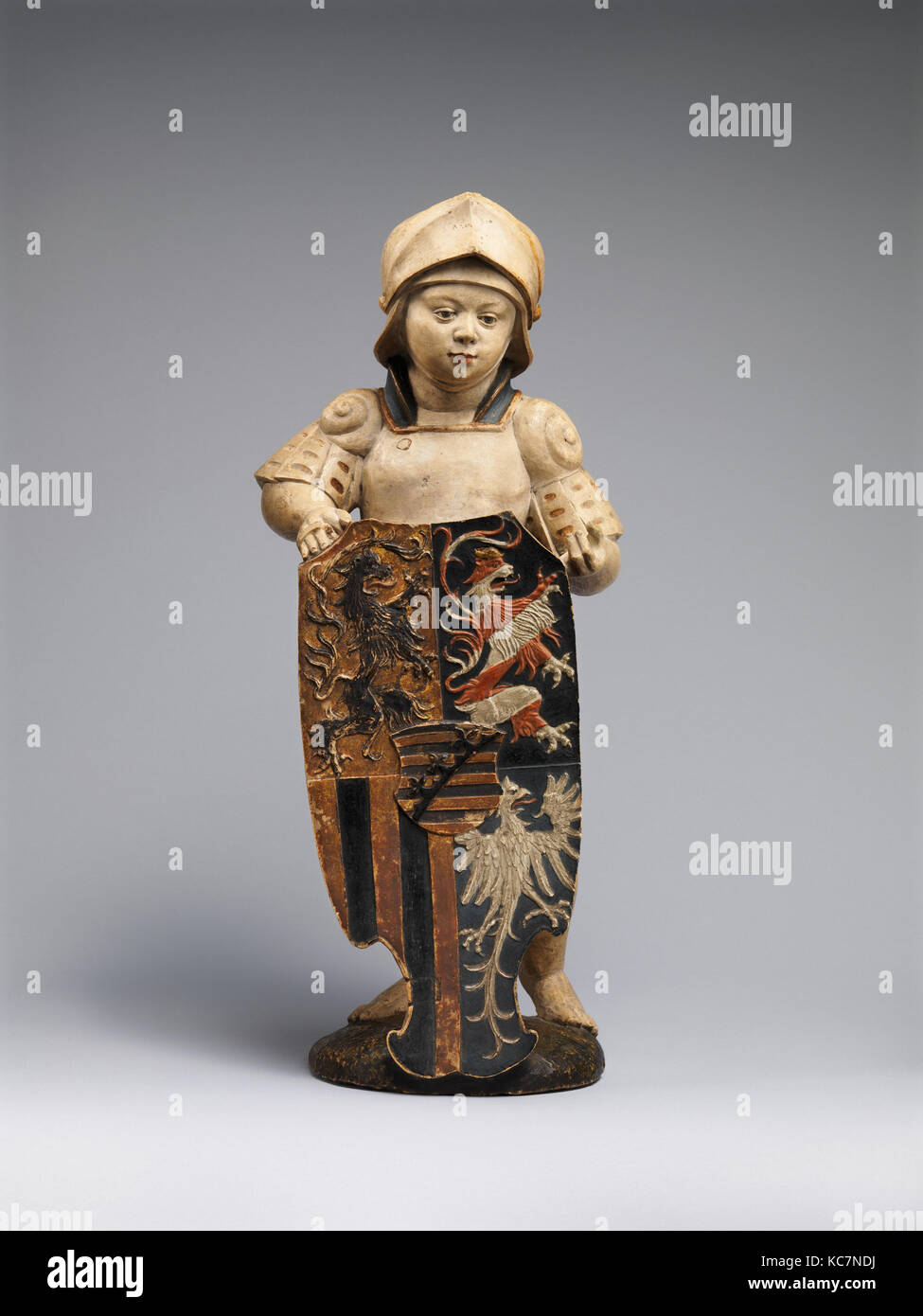 Shield Bearer with the Ducal Arms of Saxony, ca. 1520 Stock Photo - Alamy