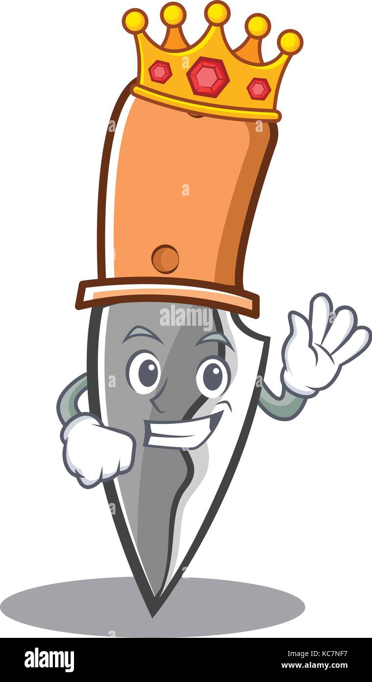 King knife character cartoon style Stock Vector Image & Art - Alamy
