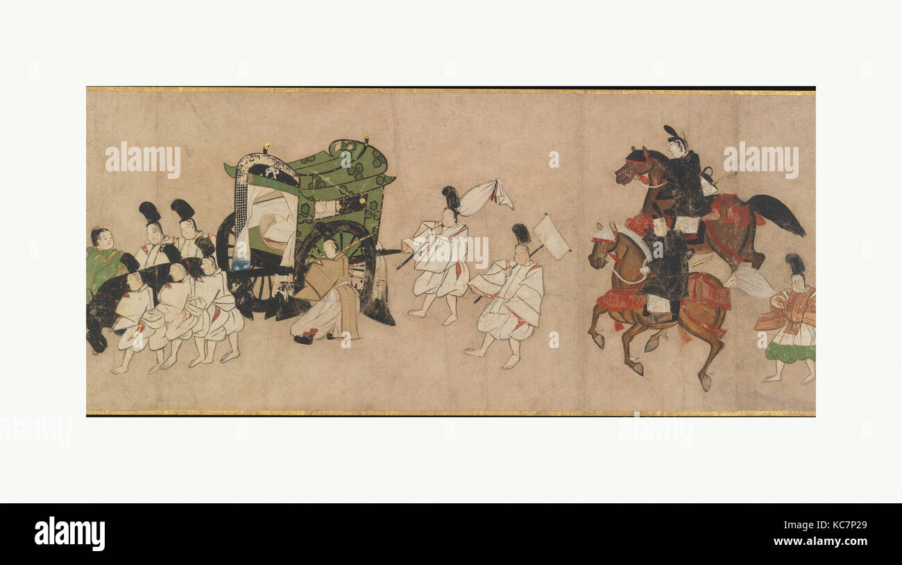 Scene from "Channel Buoys" (Miotsukushi), chapter 14 of the Tale of ...