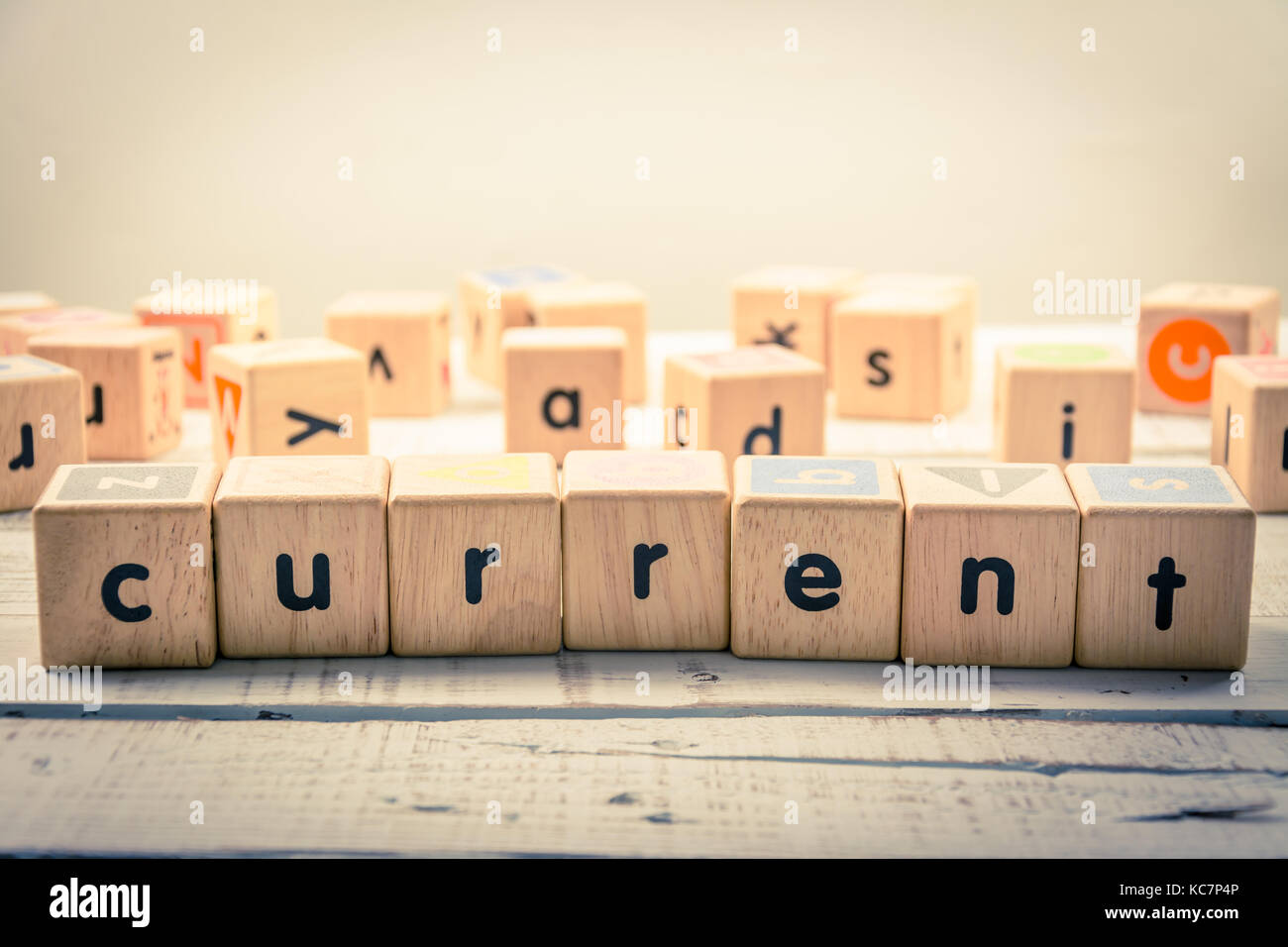 Current writing letter hi-res stock photography and images - Alamy