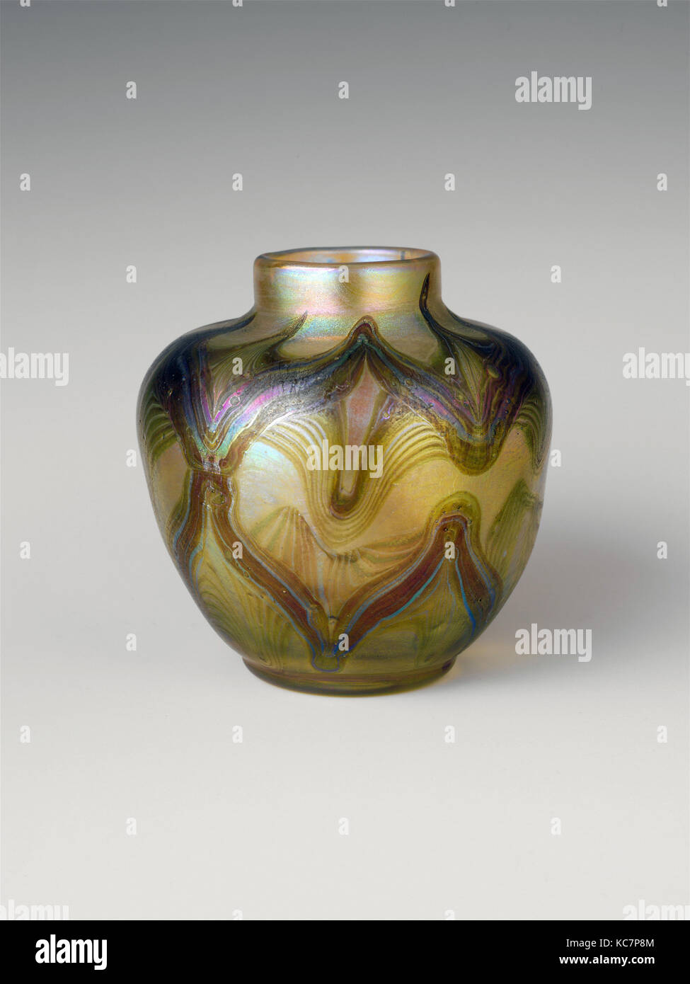 Vase, Tiffany Glass and Decorating Company, ca. 1895 Stock Photo - Alamy