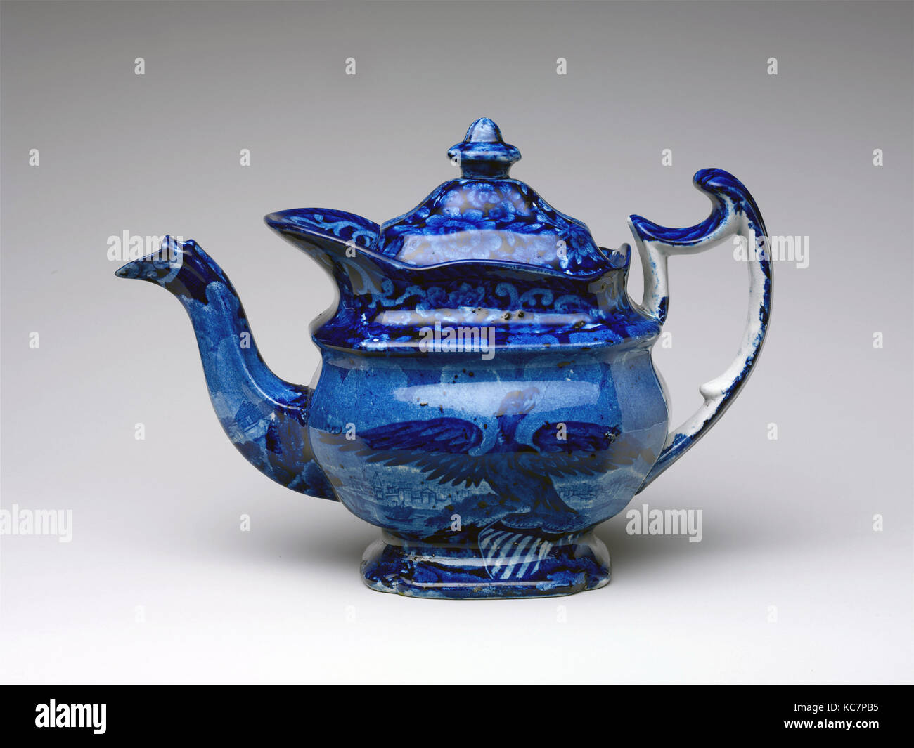 Teapot, ca. 1823–ca. 1842, Made in Staffordshire, Stoke-on-Trent ...