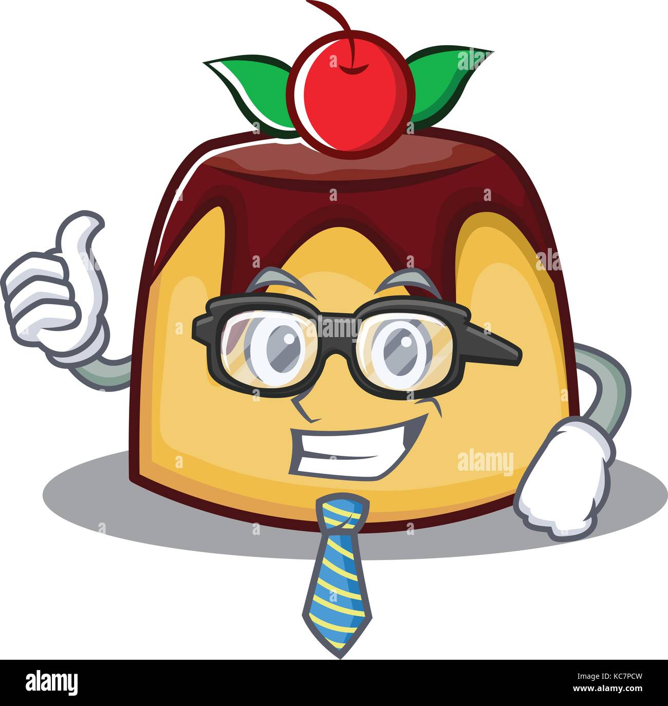 Businessman pudding character cartoon style Stock Vector Image & Art ...