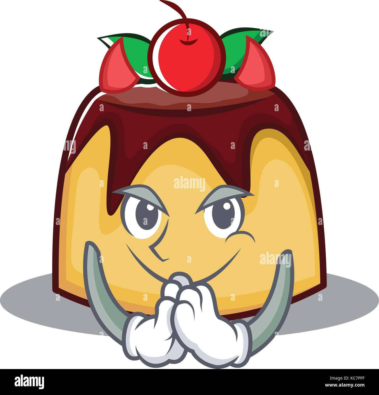 Devil pudding character cartoon style Stock Vector Image & Art - Alamy