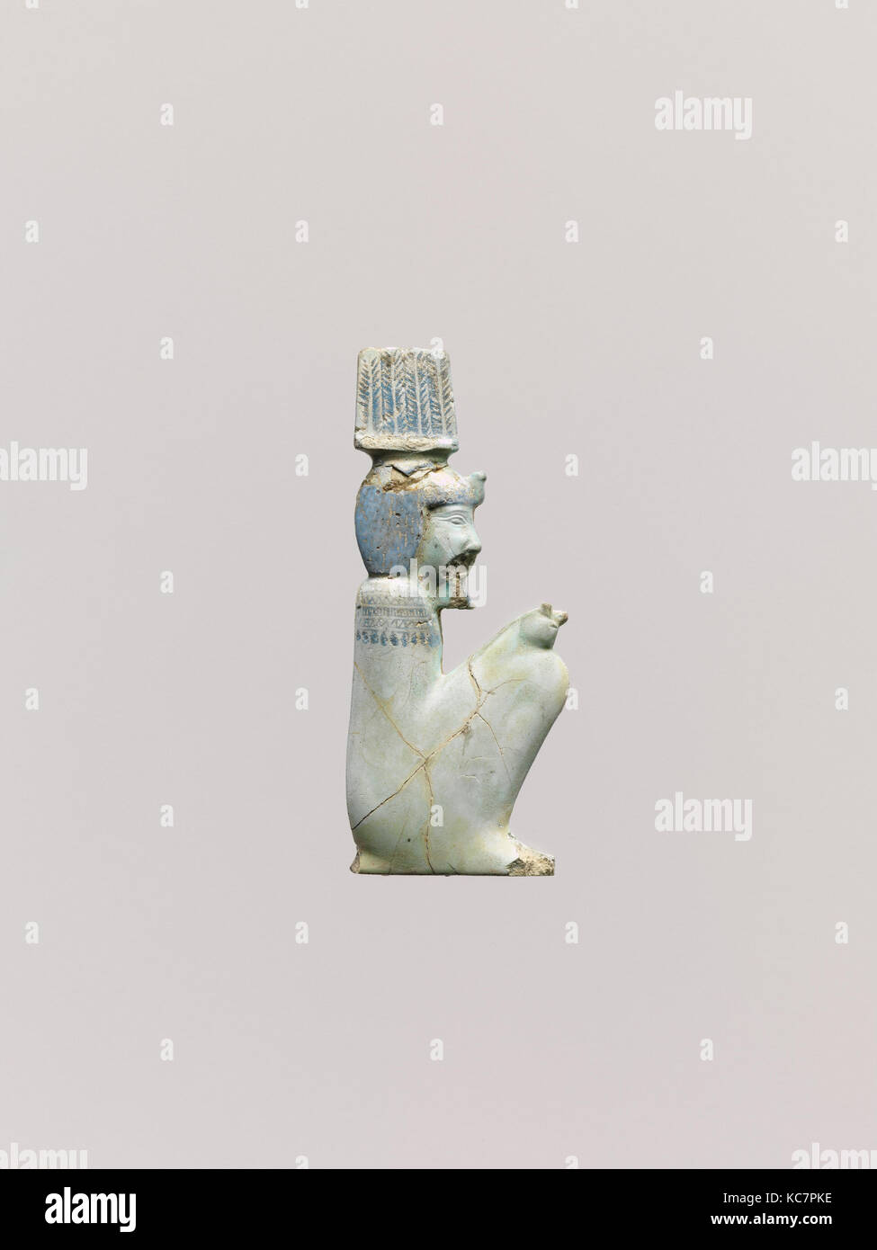 Inlay depicting the squatting god Anhur (Onuris) facing right, 4th ...