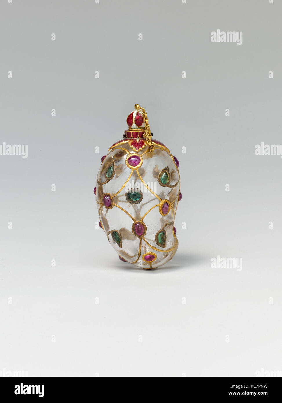 Mango-Shaped Flask, mid-17th century, Attributed to India, Rock crystal ...