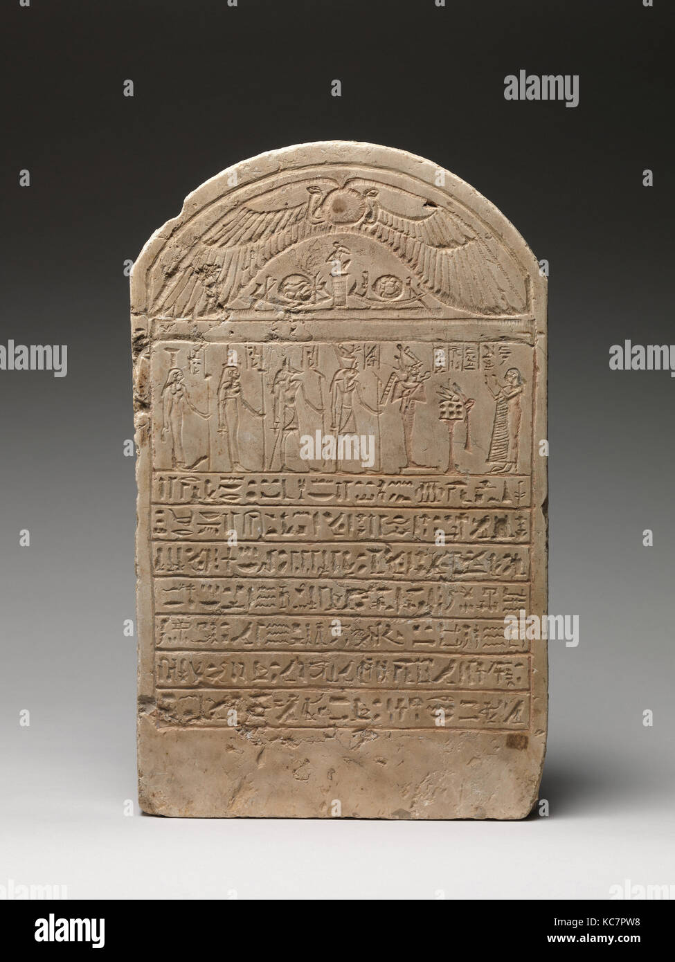 Stela of the sistrum-player Wedjashu, daughter of the royal scribe Hor ...