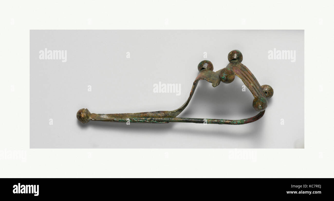 Bronze dragon-type fibula (safety pin), 7th–early 6th century B.C Stock ...