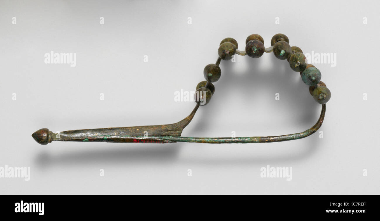 Bronze dragon-type fibula (safety pin), 7th–early 6th century B.C Stock ...