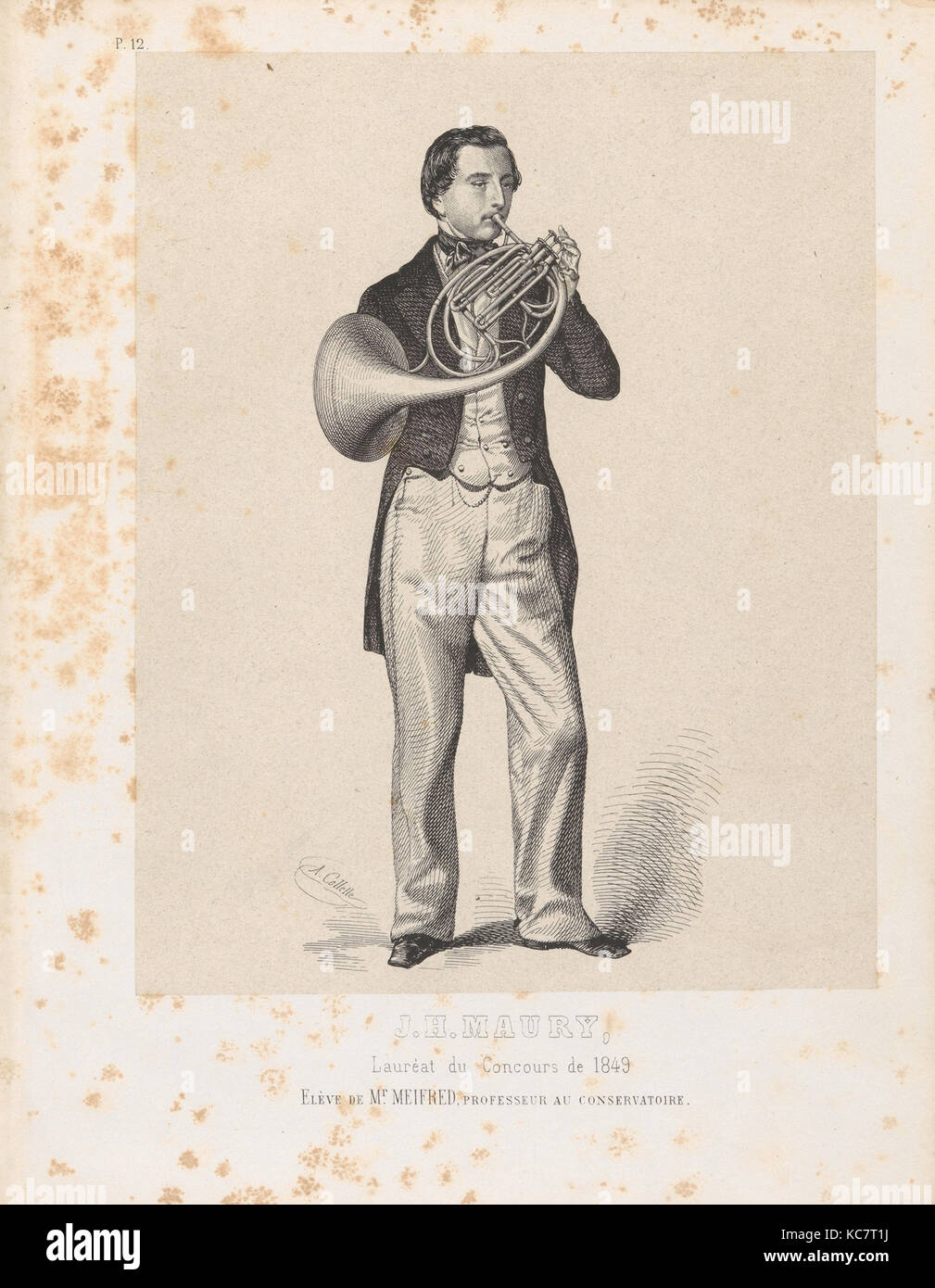Lithographic Plates, Alexandre Désiré Collette, 1850 Stock Photo - Alamy