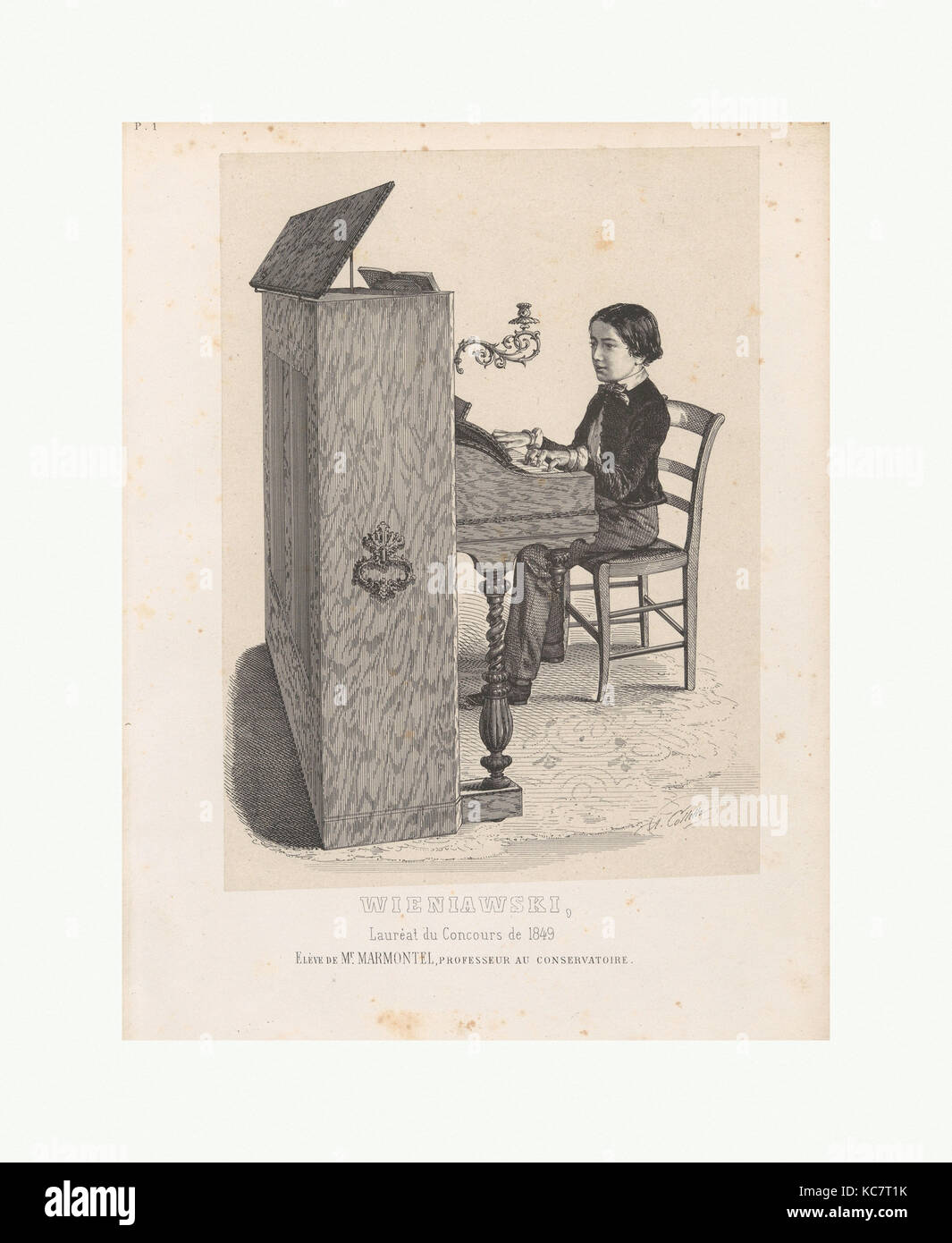 Lithographic Plates, Alexandre Désiré Collette, 1850 Stock Photo - Alamy