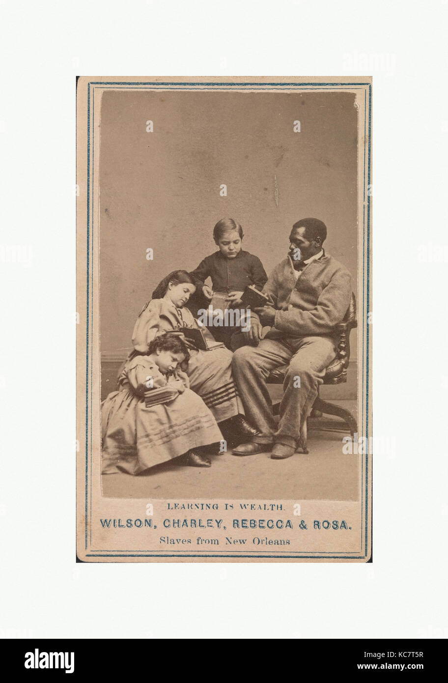Learning is Wealth—Wilson, Charley, Rebecca, and Rosa, Slaves from New ...