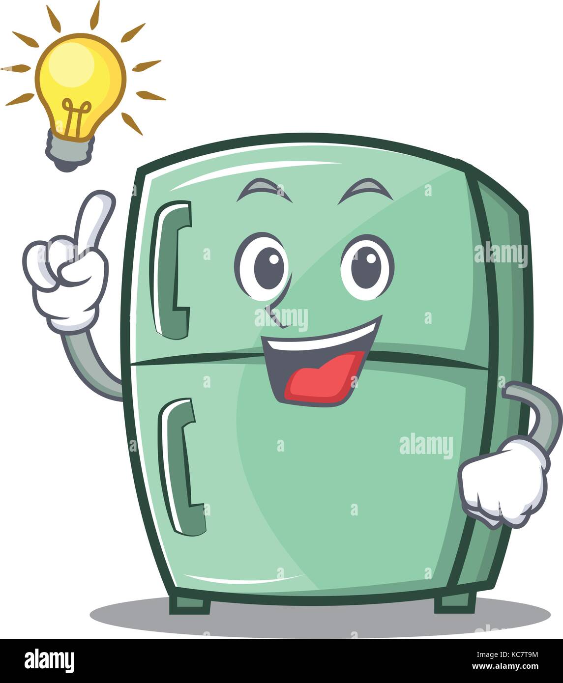 Have an idea cute refrigerator character cartoon Stock Vector Image ...