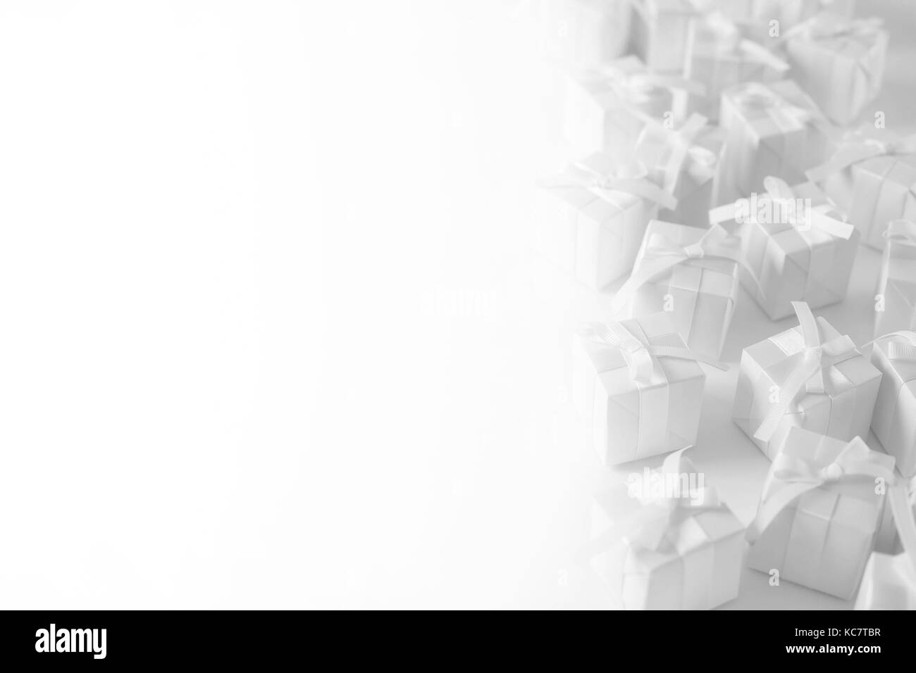 Green xmas gift box Black and White Stock Photos & Images - Alamy