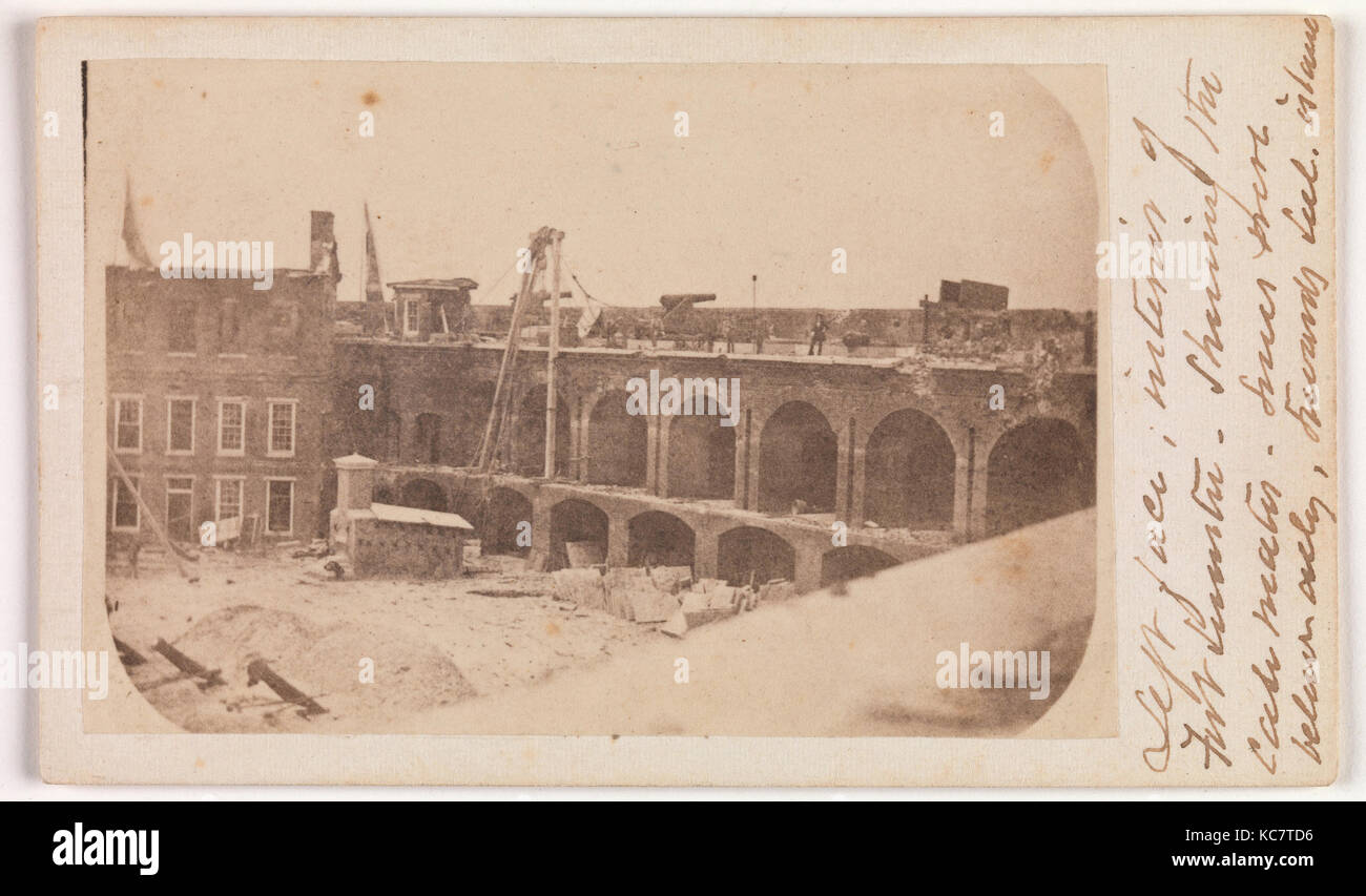 The Evacuation of Fort Sumter, April 1861, April 1861 Stock Photo - Alamy