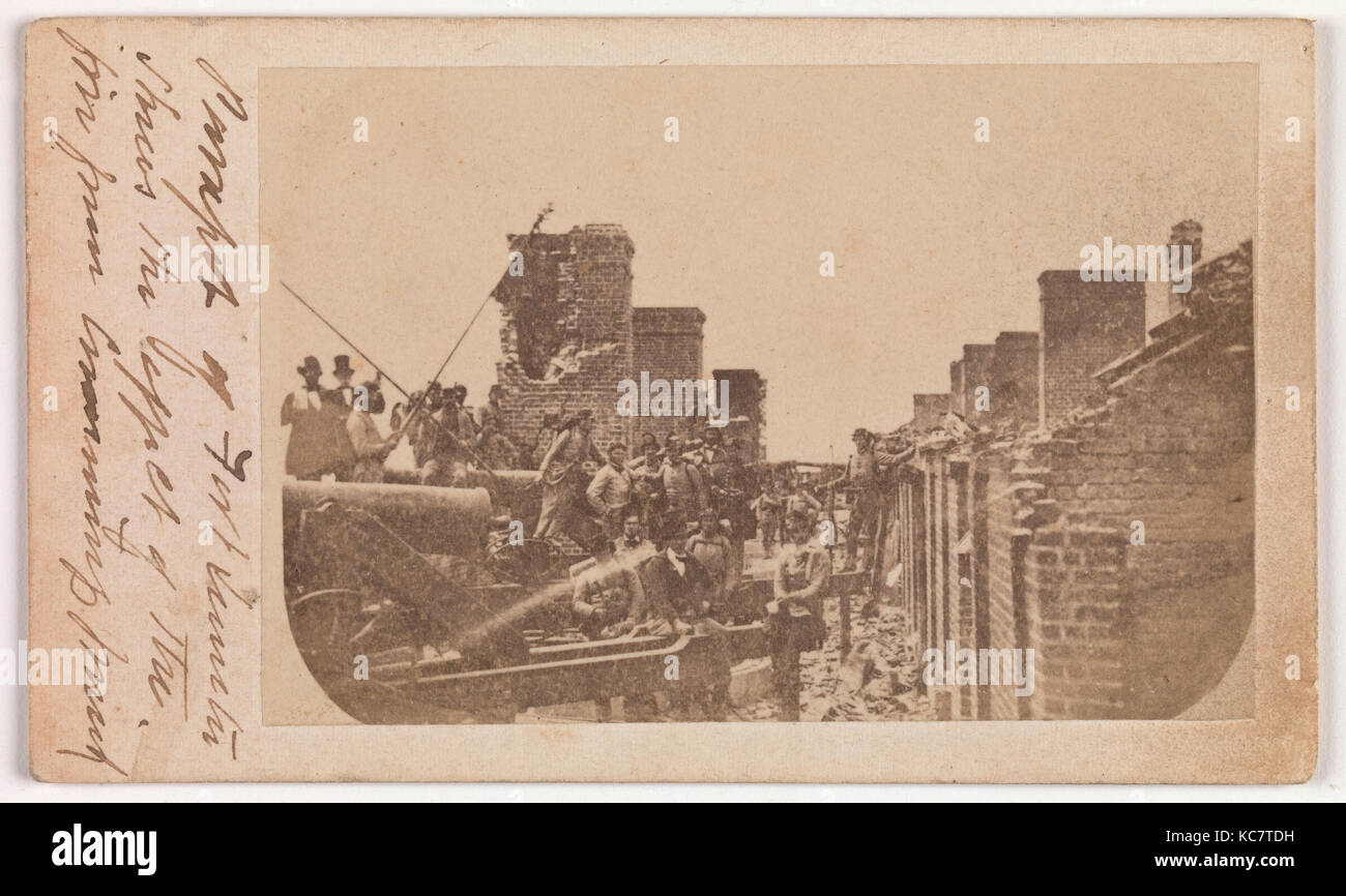 The Evacuation of Fort Sumter, April 1861, Attributed to Alma A. Pelot ...