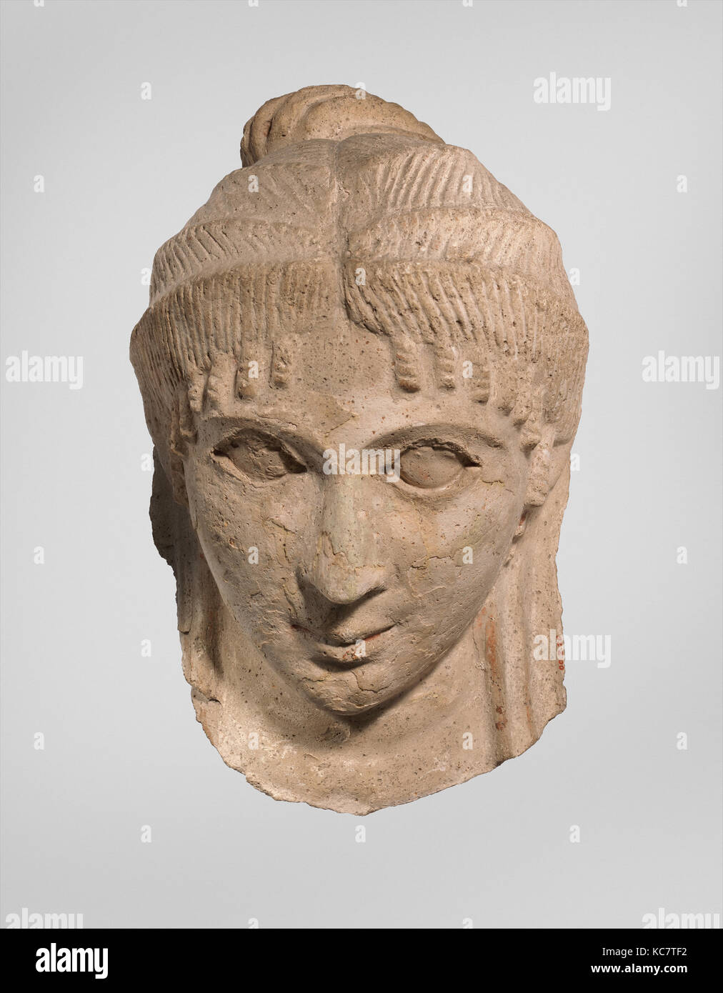 Funerary Mask, Roman Period, A.D. 2nd century, From Egypt, Plaster ...