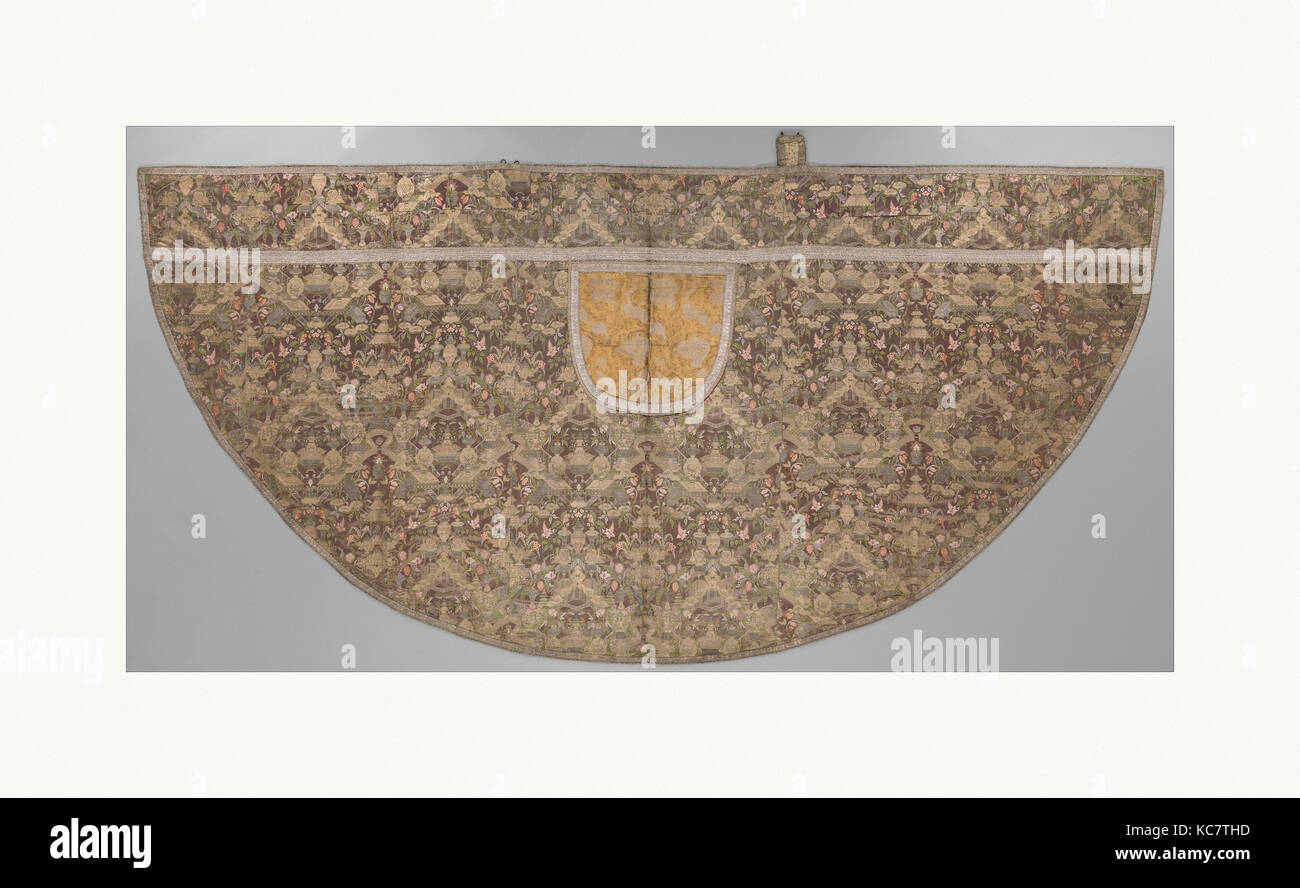 Cope, main textile: 1720s; hood textile: mid-17th century Stock Photo ...