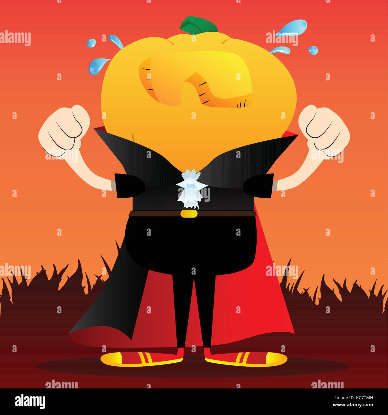 Crying Jack O Lantern