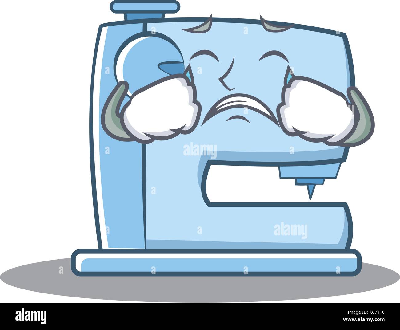Crying machine Stock Vector Images - Alamy