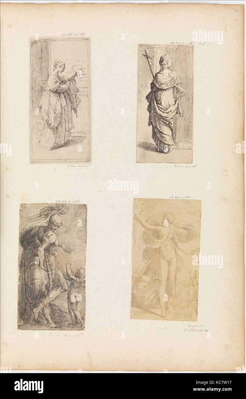 Mars and Cupid, Etched by Andrea Schiavone, ca. 1542–46 Stock Photo - Alamy