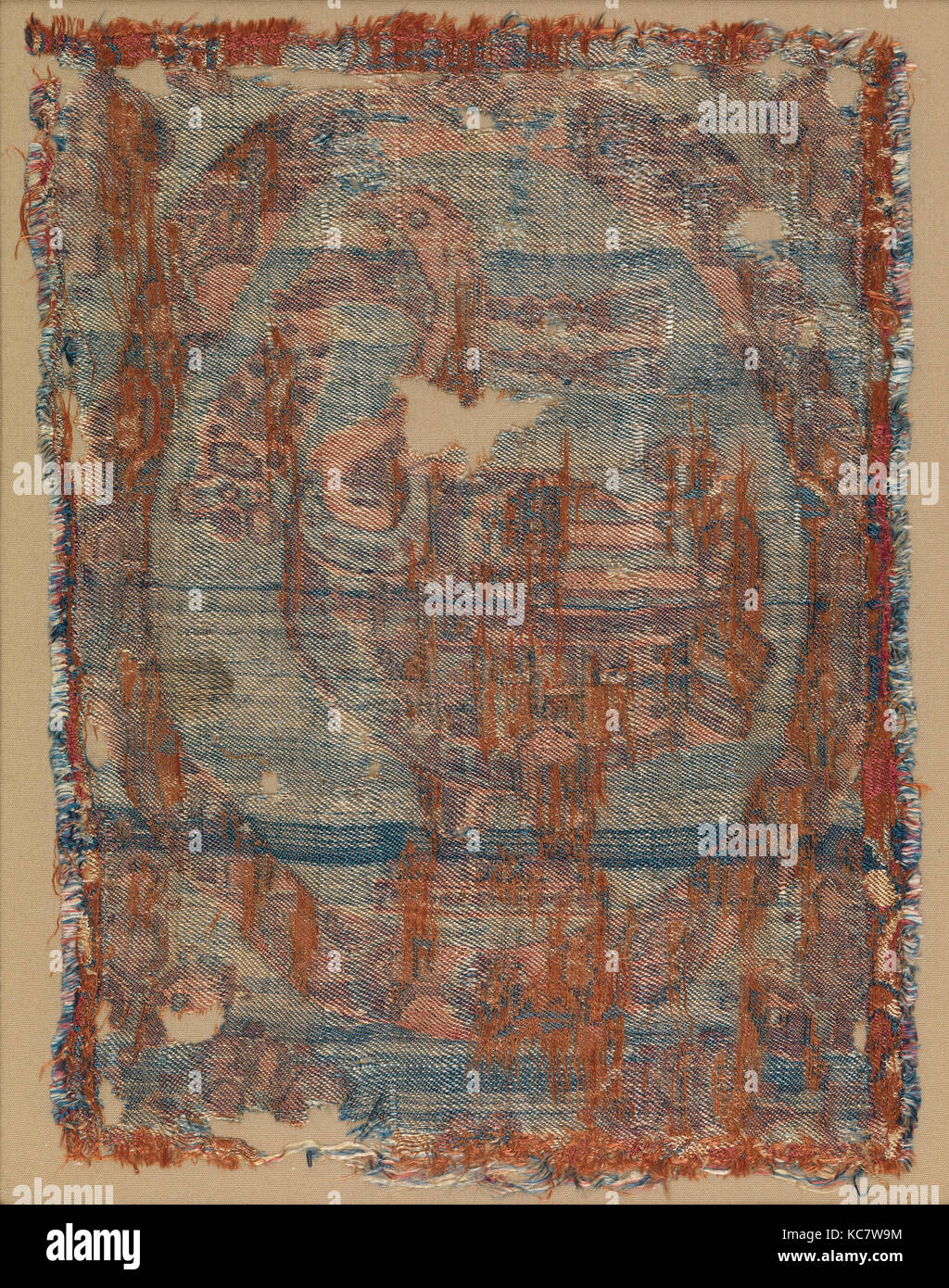 Textile Medallion, 6th century, Attributed to Iraq or Syria, Silk ...