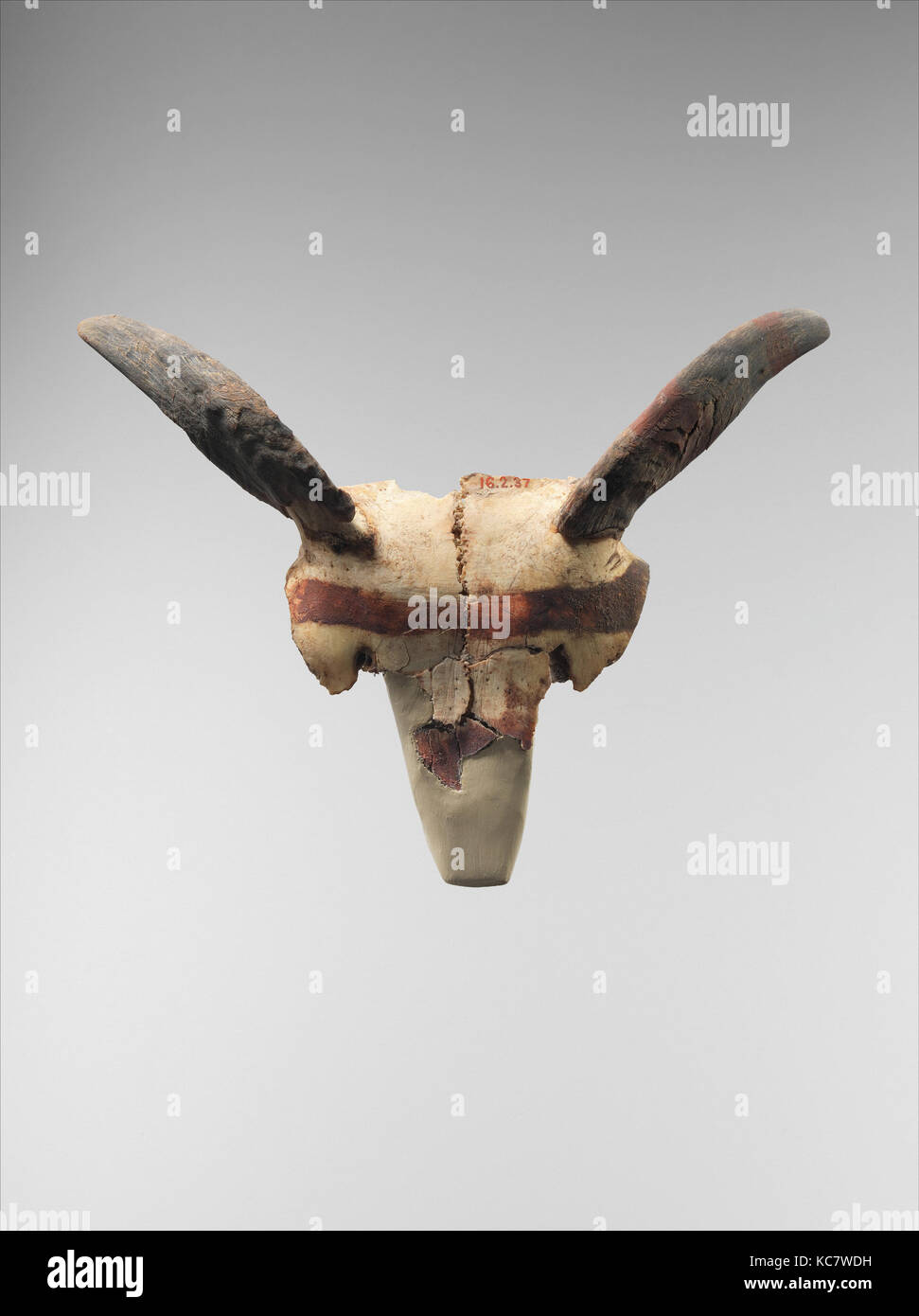 Bucranium, Second Intermediate Period, Dynasty 14–17, ca. 1640–1550 B.C ...