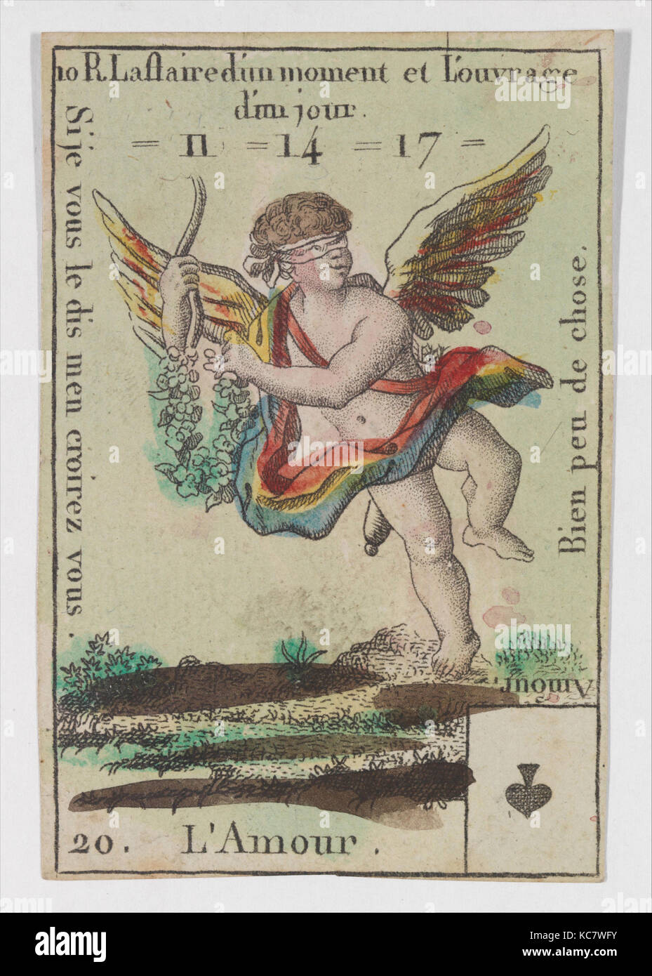 L'Amour from Playing Cards (for Quartets) 'Costumes des Peuples ...