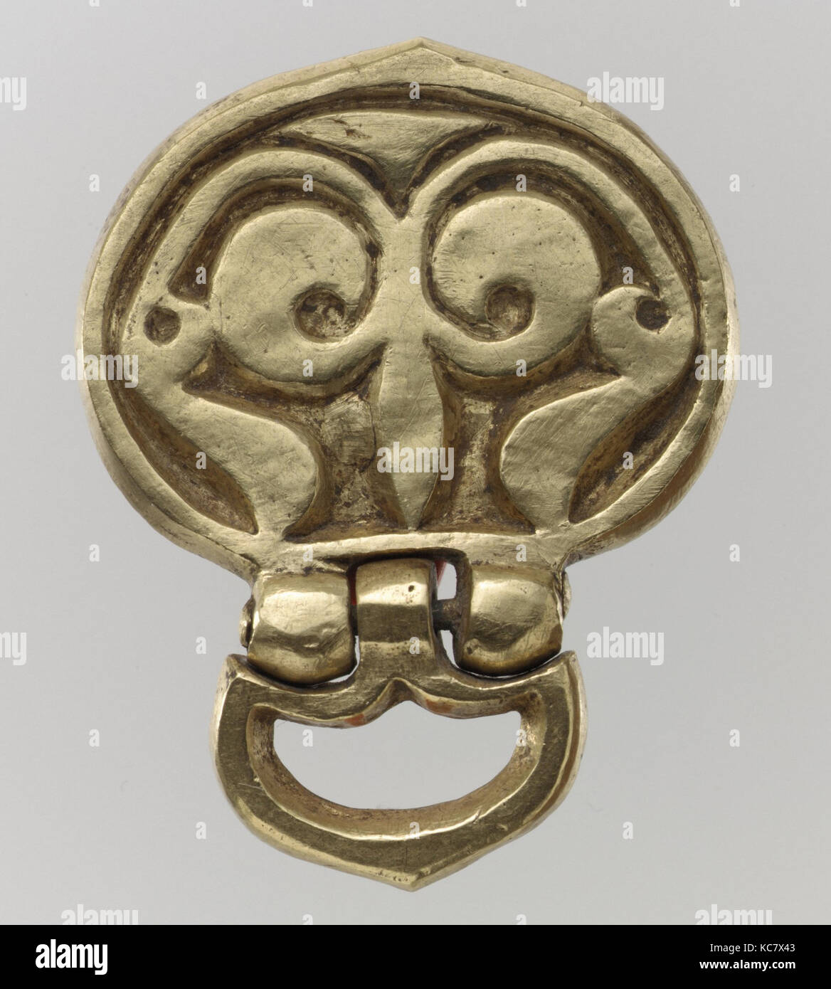 Gold Belt Mount with Loop, 700s, Avar, Gold, 1 5/16 × 1 15/16 × 9/16 in ...