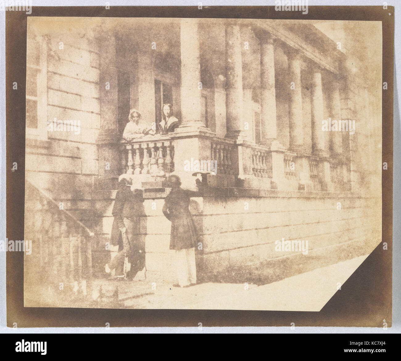 Carclew House, William Henry Fox Talbot, August 1841 Stock Photo - Alamy