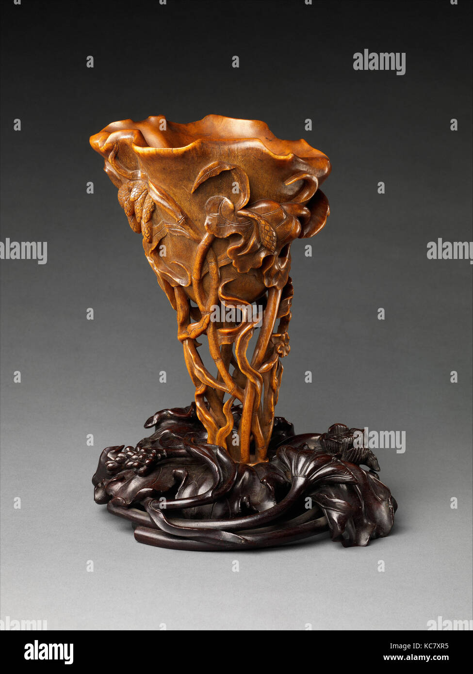 Cup in the shape of a magnolia blossom, 18th century Stock Photo - Alamy