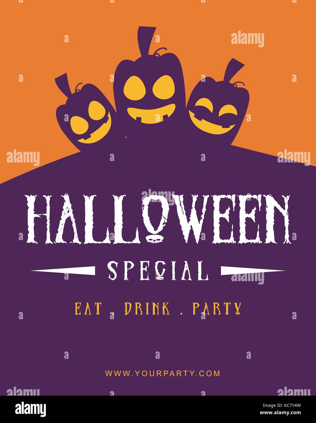 Poster style Halloween theme collection Stock Vector Image & Art - Alamy