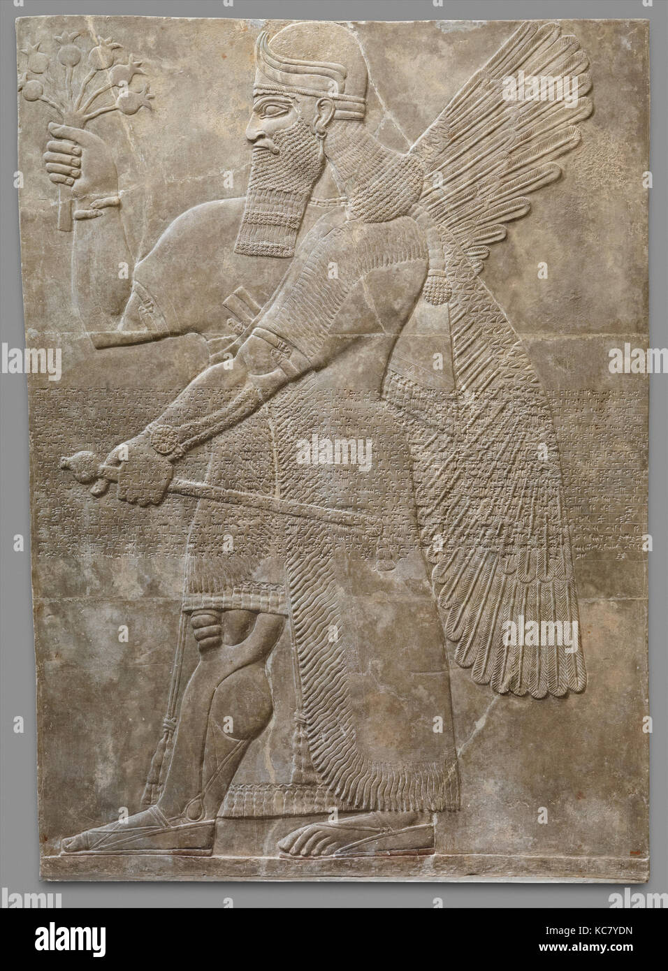 Relief panel, Neo-Assyrian, ca. 883–859 B.C., Mesopotamia, Nimrud ...
