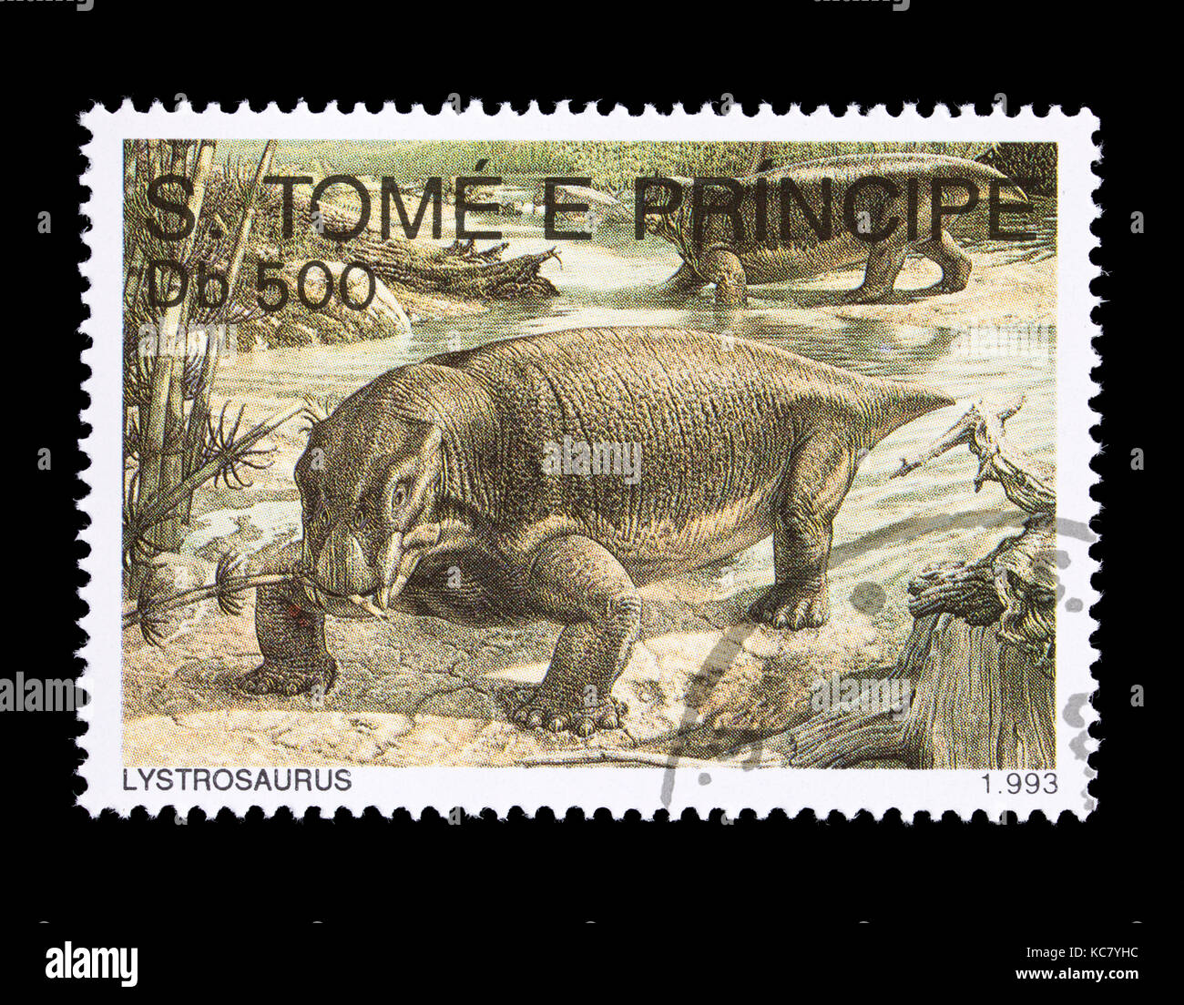 Postage stamp from the Saint Thomas and Prince Islands depicting an ...