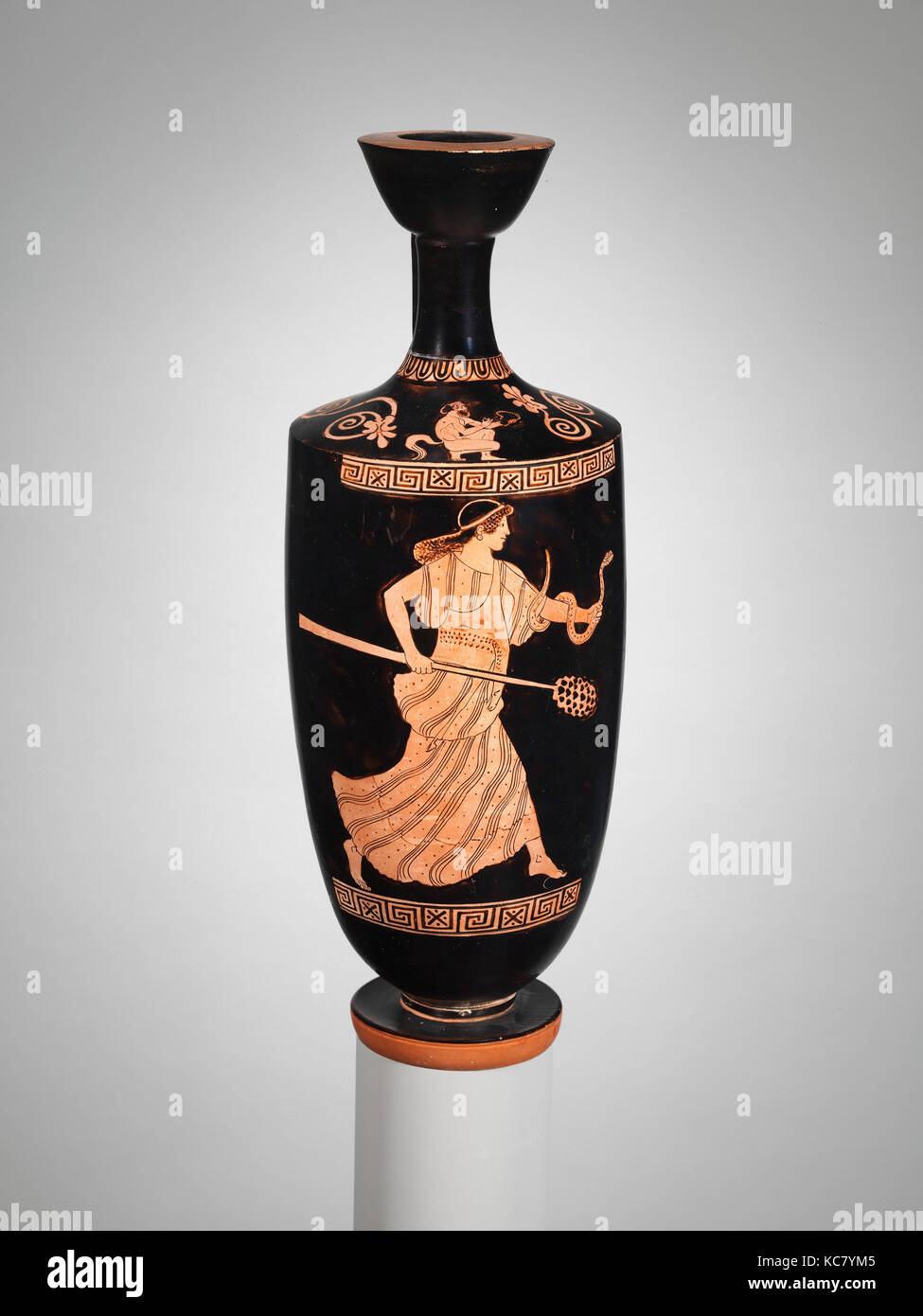 Terracotta lekythos (oil flask), Classical, ca. 460 B.C., Greek, Attic ...