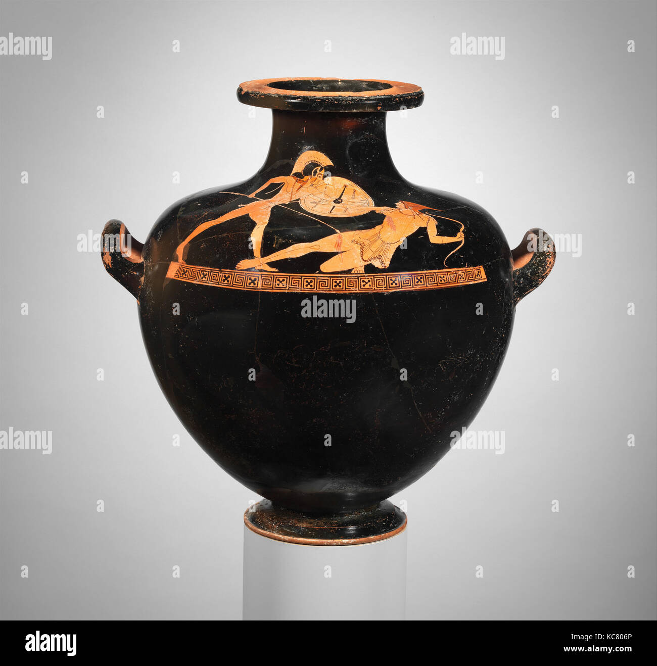 Terracotta hydria: kalpis (water jar), ca. 500 B.C Stock Photo - Alamy