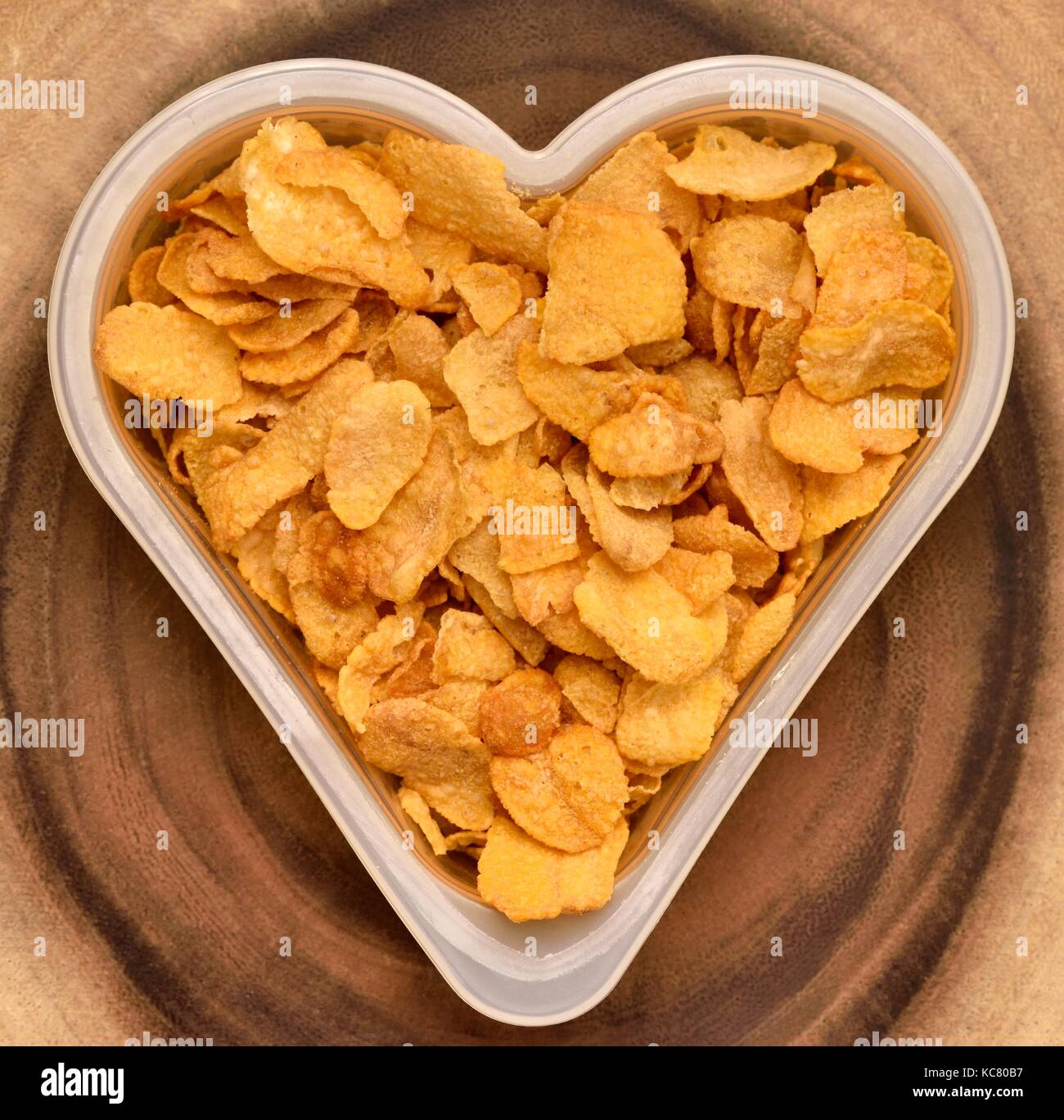 Love cornflakes concept Stock Photo - Alamy