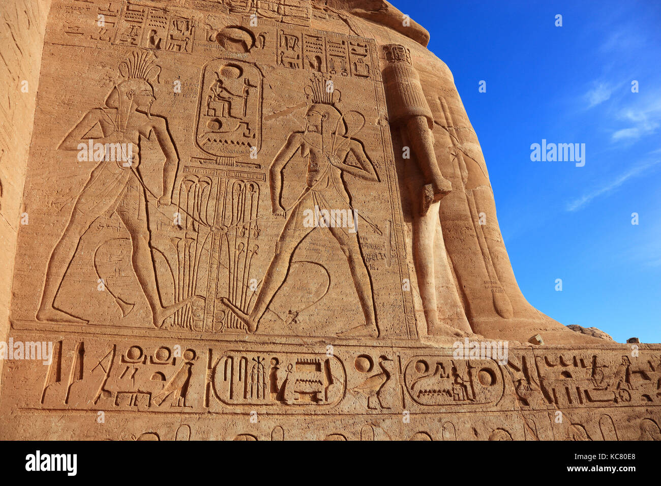 Abu simbal reliefs hi-res stock photography and images - Alamy