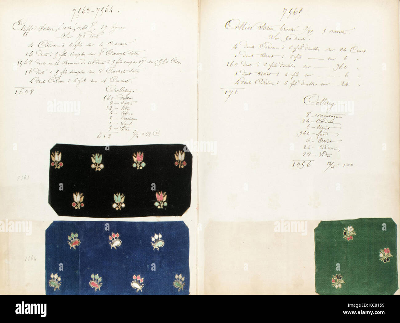 Textiles sample books hi-res stock photography and images - Alamy