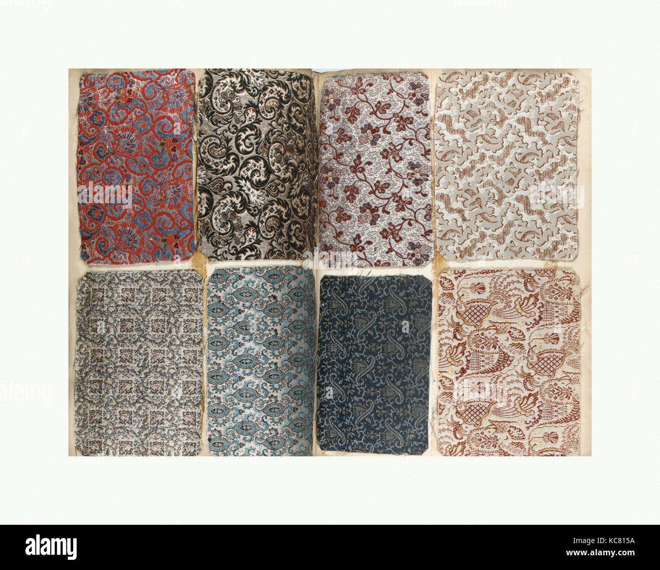 Textile Sample Book, 1846, French, Lyons, H. 13 1/8 x W. 9 7/8 inches ...