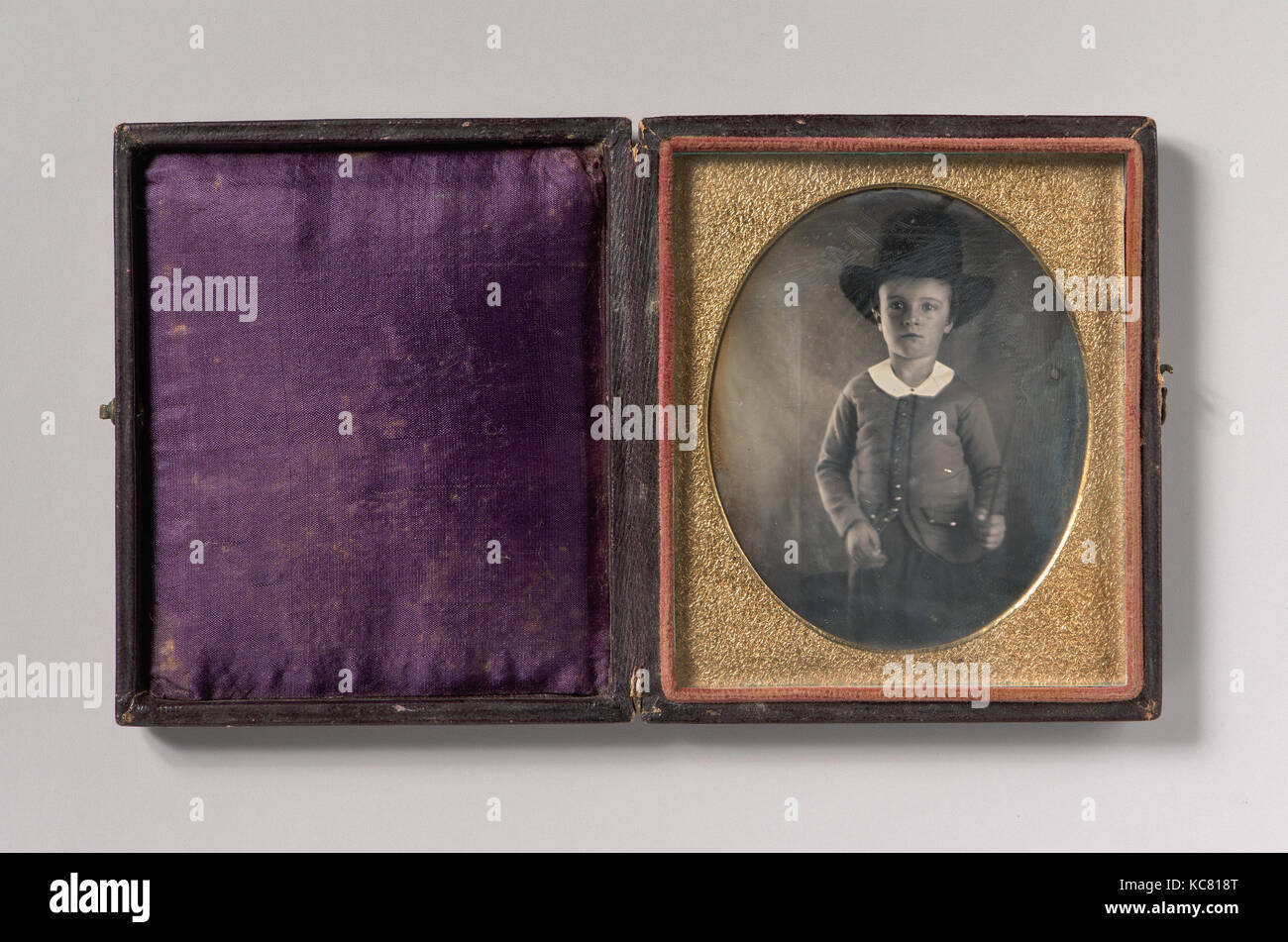 Young Boy Wearing Livery or Riding Costume, Unknown, 1840s Stock Photo ...