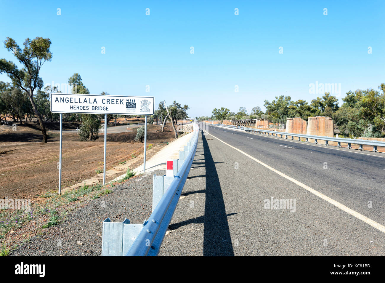 The new Angellala Creek Heroes Bridge on the Mitchell Highway replaces ...