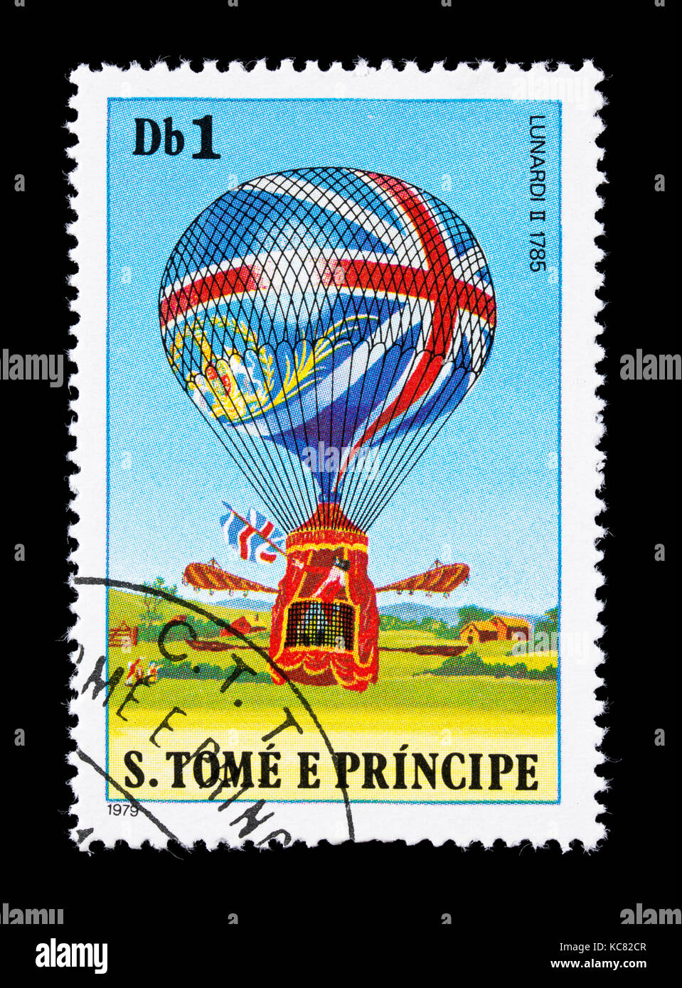Postage stamp from the Saint Thomas and Prince Islands depicting the ...