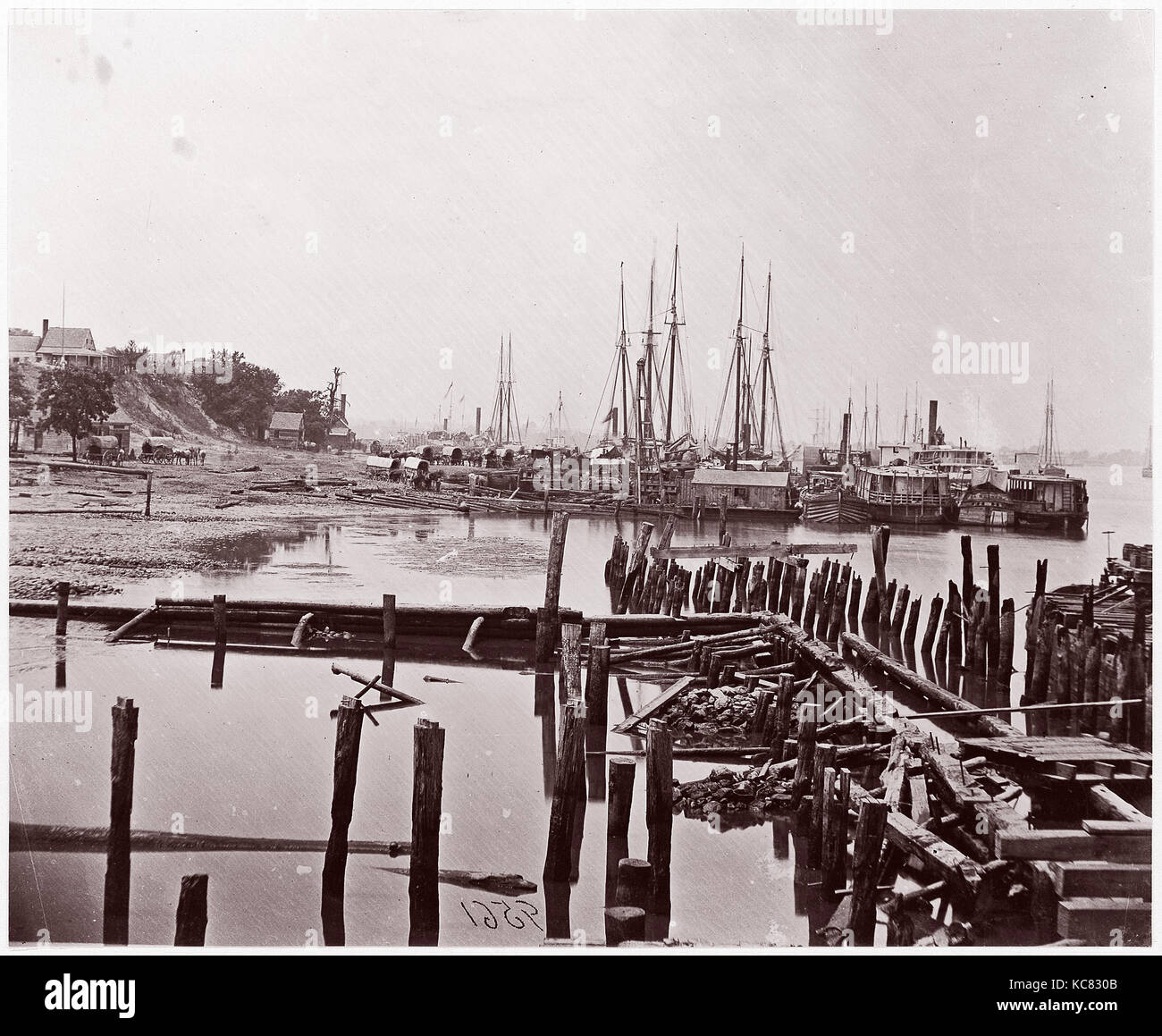 City Point, Virginia, Andrew Joseph Russell, 1861–65 Stock Photo - Alamy
