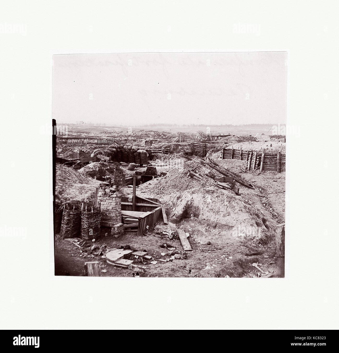 Confederate Fortifications, Petersburg, Timothy H. O'Sullivan, 1864 ...