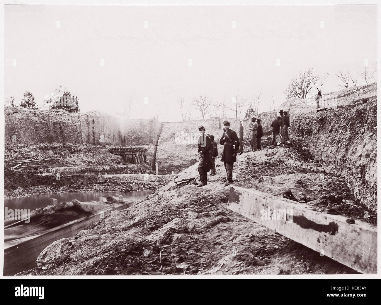 Dutch Gap Canal, 1865, Albumen silver print from glass negative ...